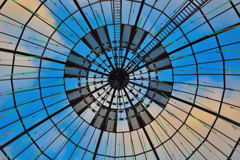 Amazing glass dome stock photo. Image of architecture - 63774756