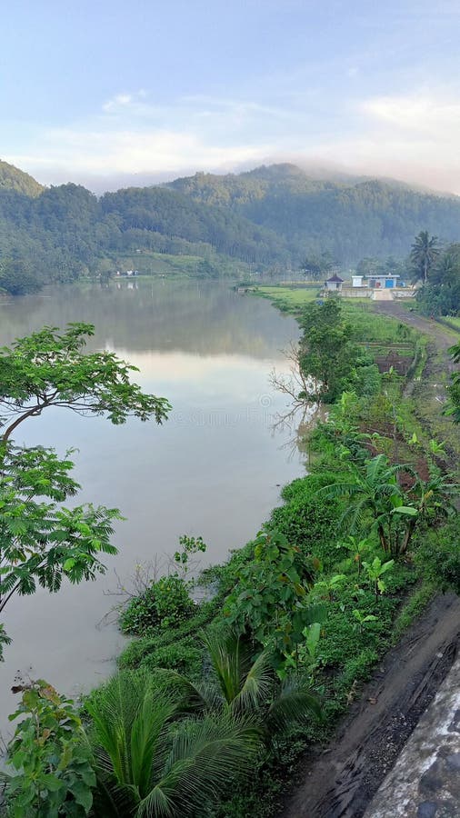 Serayu River in the Sunday Morning Stock Photo - Image of morning ...