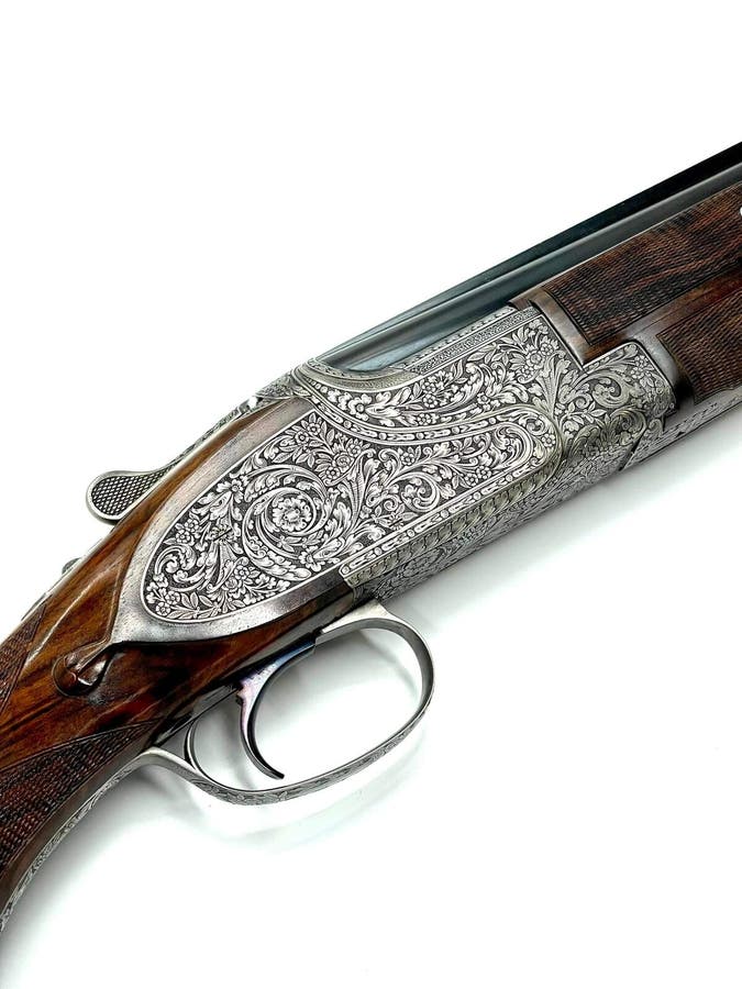 Amazing Gun Design Engraved Fire Arms Stock Image - Image of soldier ...