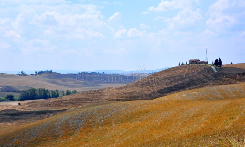 Amazing Hills of Tuscany , Italy Stock Image - Image of asciano, autumn ...
