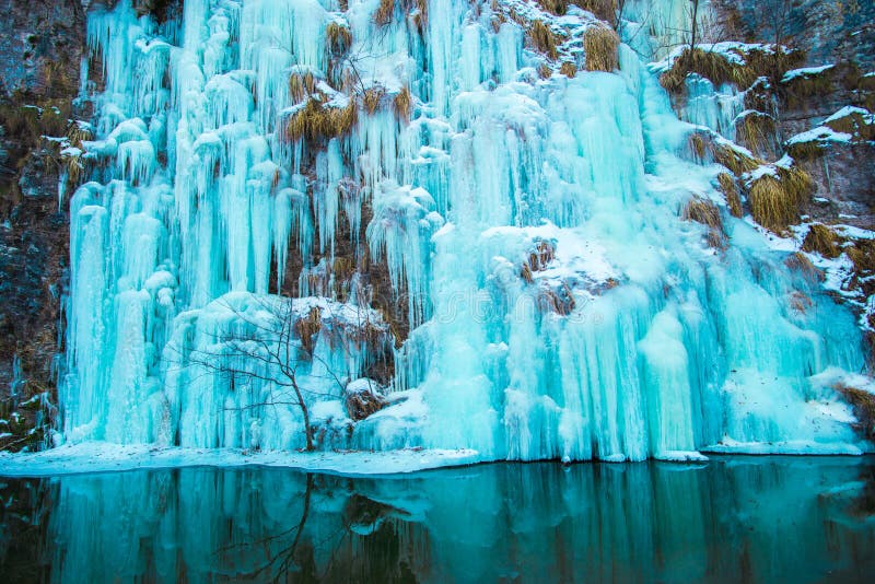 Amazing icicles stock image. Image of cold, sharp, blue - 7929751