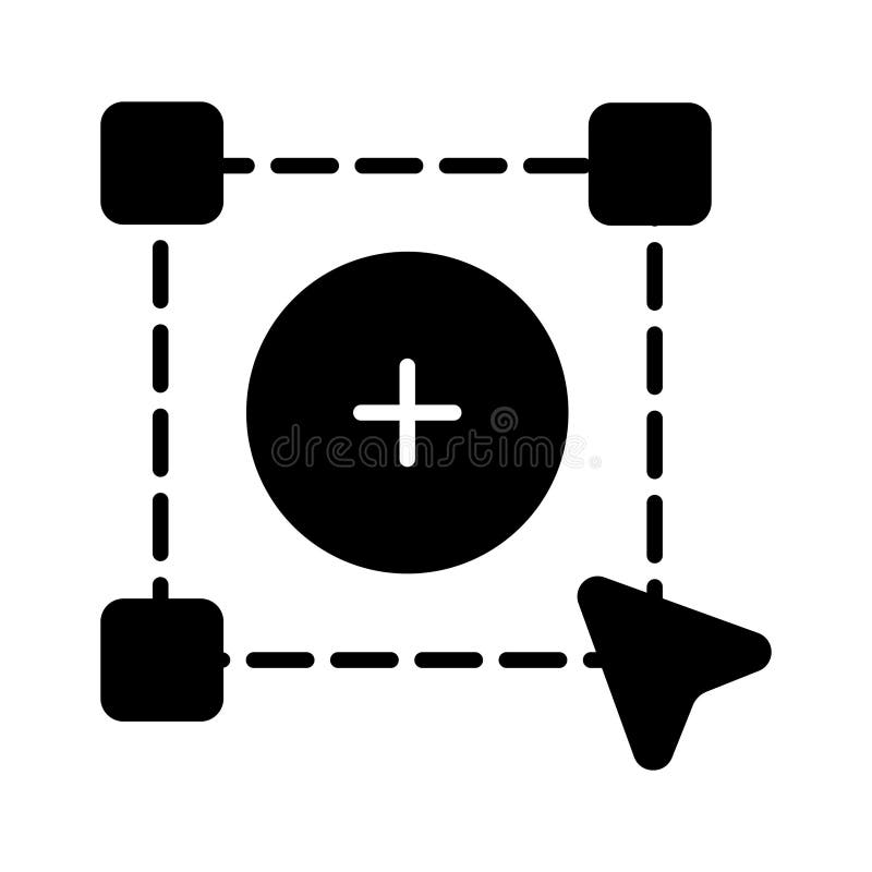 An Amazing Icon of Add Button in Modern Design Style Stock Vector ...