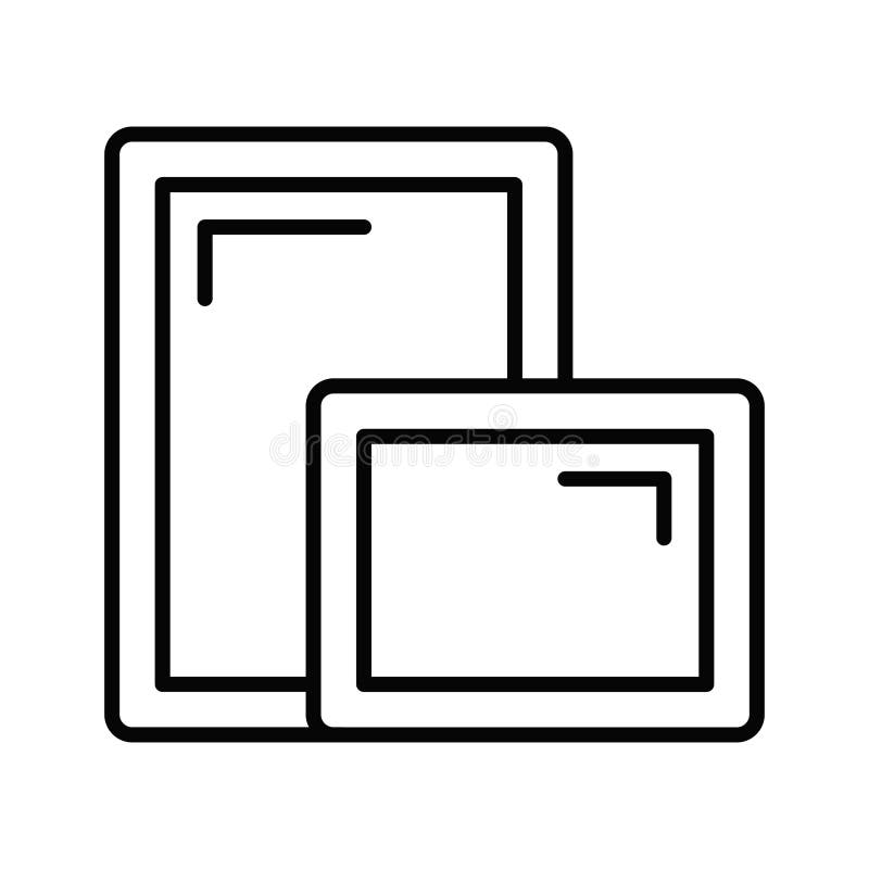 An Amazing Icon of Canvas Board, Painting Board Vector Design Stock ...