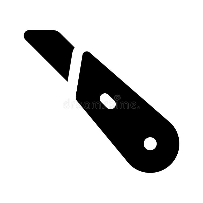 An Amazing Icon of Cutter, Cutting Tool Vector in Modern Design Style ...