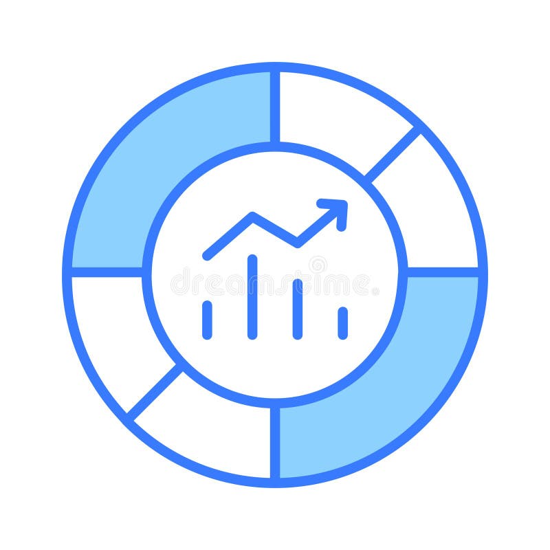 An Amazing Icon of Data Chart in Modern and Trendy Style, Data ...