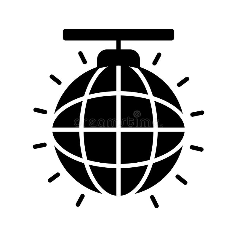 Amazing Icon of Disco Ball, Trendy Vector of Disco Light Stock Vector ...