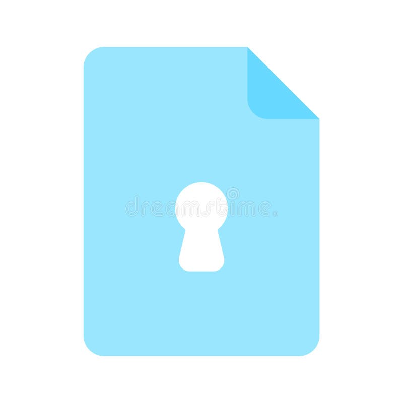Amazing Icon of Secure Document, Ready To Use Vector Stock Vector ...