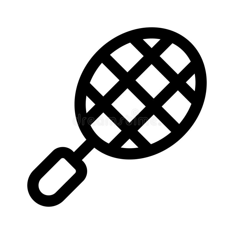 An Amazing Icon of Squash Racket, Easy To Use and Download Stock Vector ...