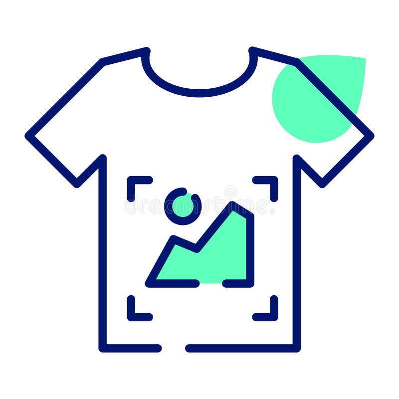 An Amazing Icon of T Shirt Design, T Shirt Printing Vector Design Stock ...