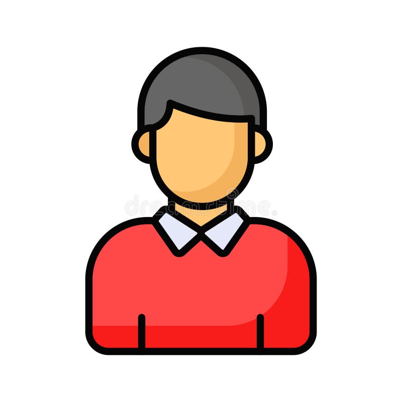 An Amazing Icon of Voter Avatar in Editable Design Style Stock Vector ...