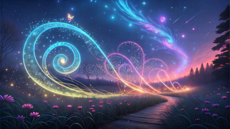 Amazing and Impressive Illustration Wallpaper. AI Generated. Stock ...