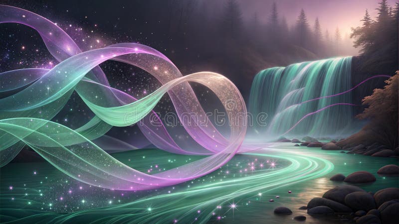 Amazing and Impressive Illustration Wallpaper. AI Generated. Stock ...