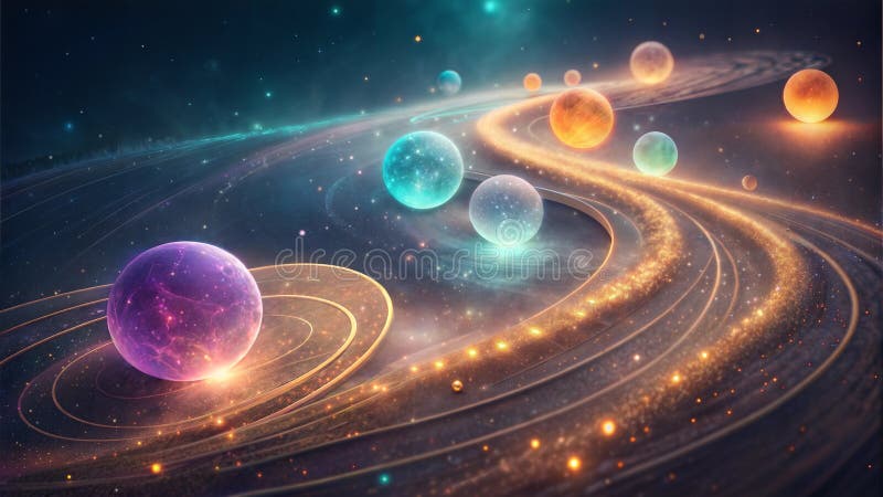 Amazing and Impressive Illustration Wallpaper. AI Generated. Stock ...