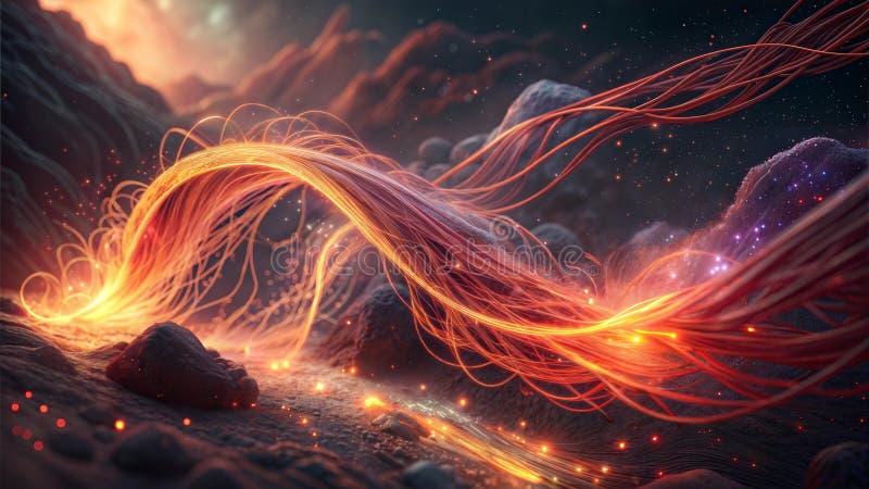 Amazing and Impressive Illustration Wallpaper. AI Generated. Stock ...