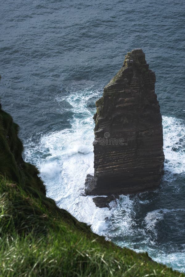 Amazing Landforms Near Cliffs of Moher, Ireland Stock Photo - Image of ...