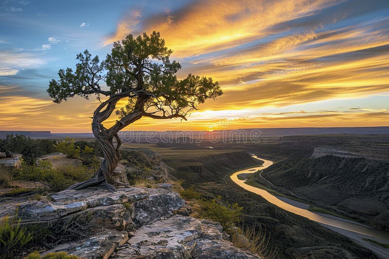 Amazing Landscape, AI Generated Stock Illustration - Illustration of ...