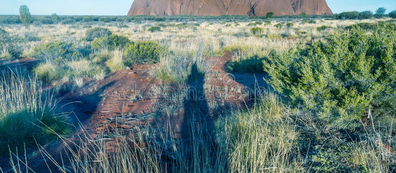 Amazing Landscape of Australian Outback on a Sunny Day Stock Image ...