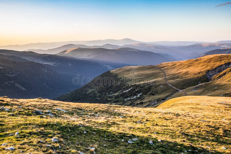 Amazing Landscape in Parang Mountains Transalpina Stock Photo - Image ...