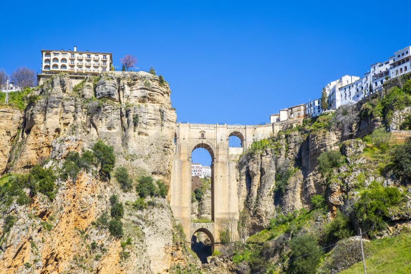 Amazing Landscape in Ronda, Spain Stock Image - Image of cliff, iberia ...