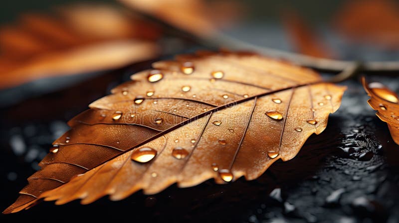 Amazing Leaf Texture Background AI Generated Stock Illustration ...