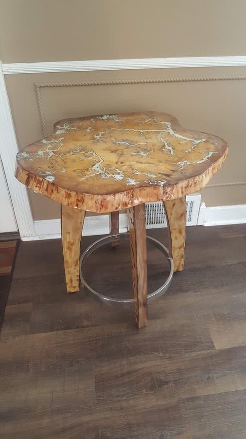 Amazing lichtenberg table stock photo. Image of brown - 217559636