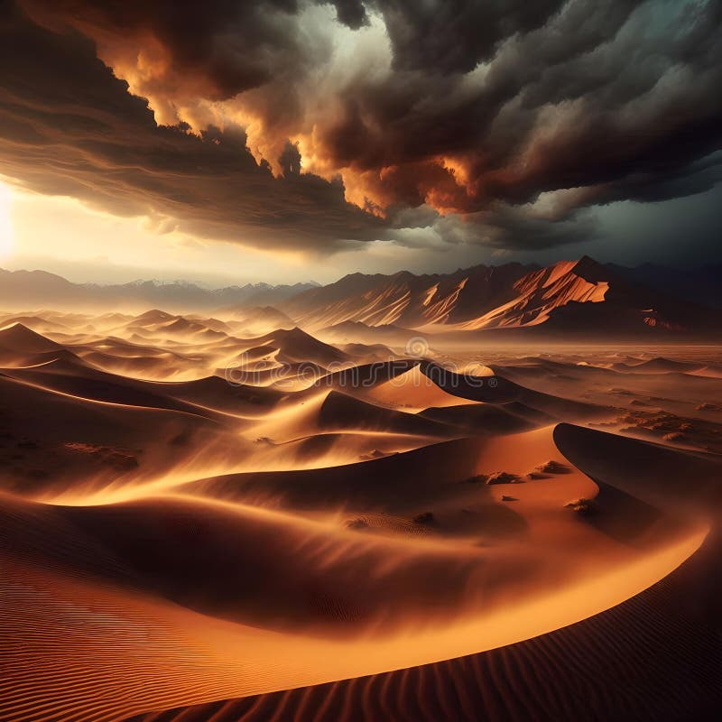 Amazing and Magnificent Desert Image-(AI Generated) Stock Photo - Image ...