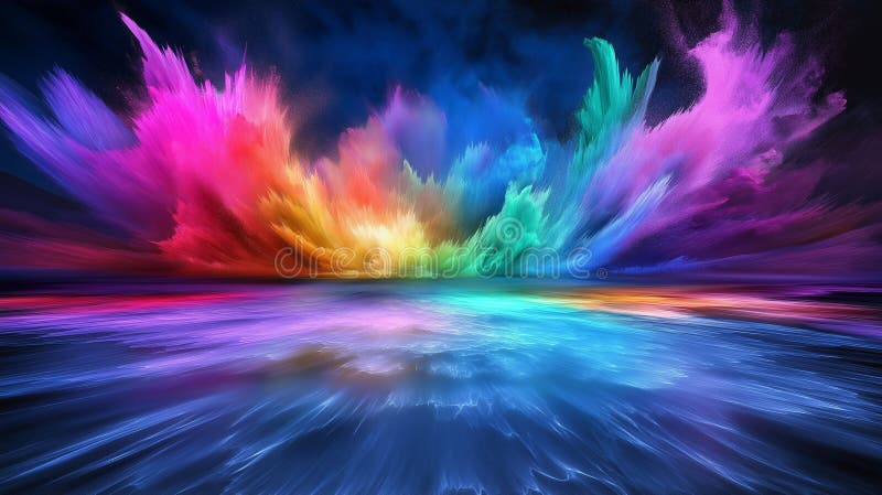 The Amazing Mix of Vivid and Fluid Colors in this 4K Wallpaper Captures ...