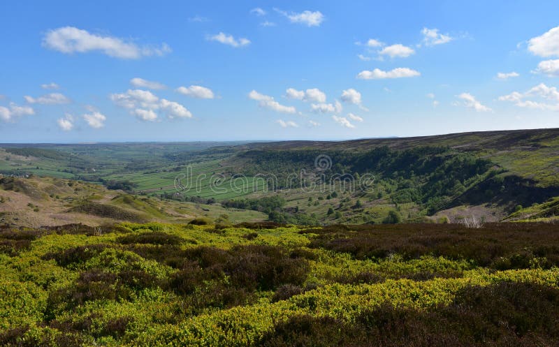 Amazing Moorland Views in North England on a Spring Day Stock Photo ...