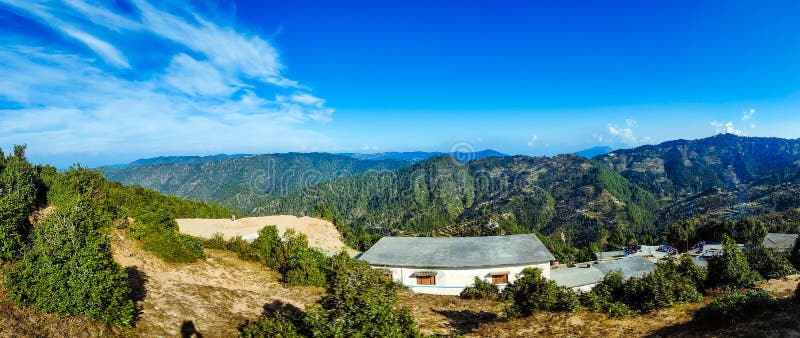 Amazing Nature View Panoramic Views in Mountain Valley Uttarakhand ...