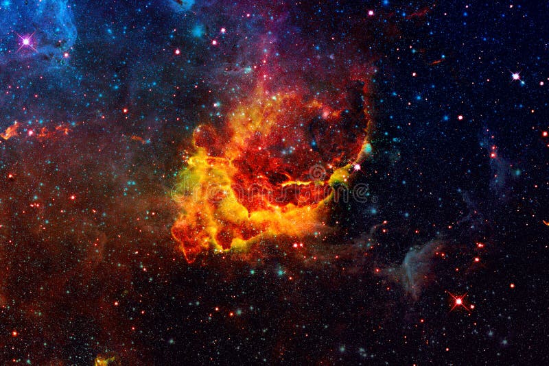 Amazing Nebula in Deep Space Stock Photo - Image of planet, outer ...