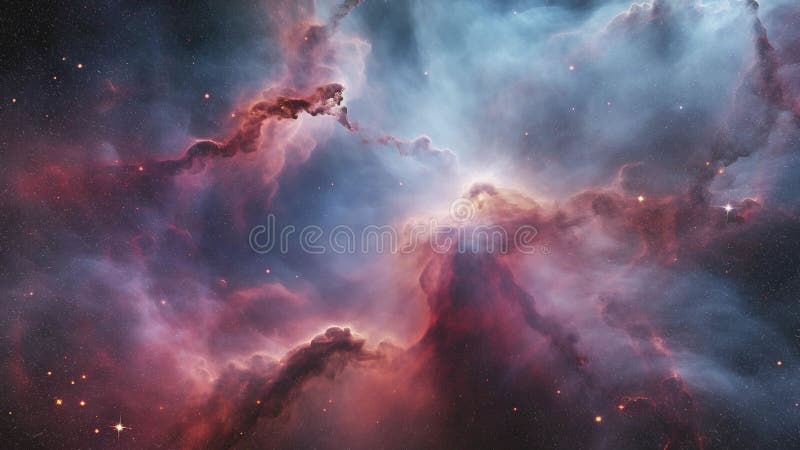 An Amazing Nebula that Was Formed after a Supernova Explosion. Stock ...