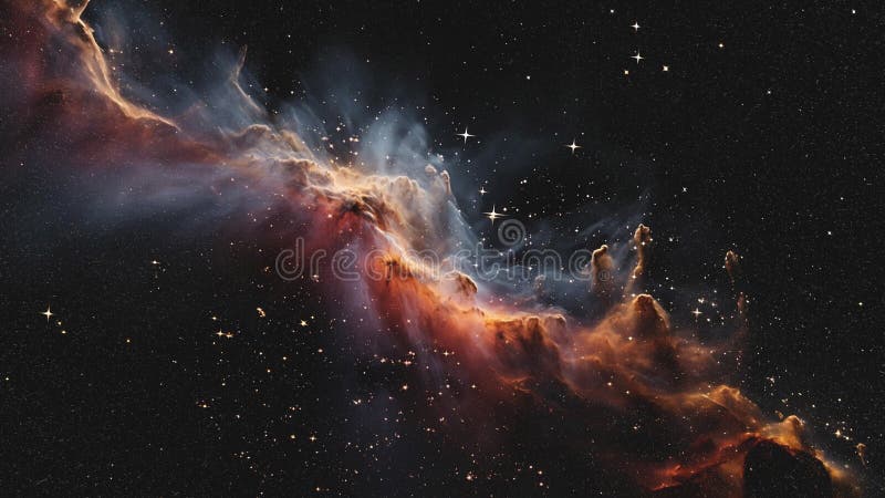 An Amazing Nebula that Was Formed after a Supernova Explosion. Stock ...