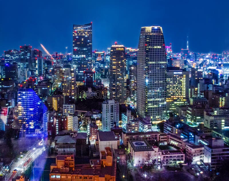 Amazing Night Aerial View of Tokyo in Blue Hour Stock Photo - Image of ... Amazing Night Aerial View of Tokyo in Blue Hour Stock Photo - Image of ...