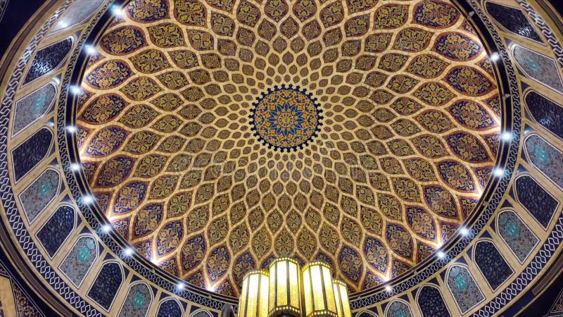Mosque of Dubai. stock footage. Video of culture, design - 312297742