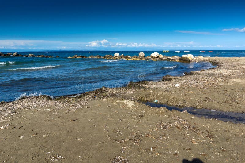 Panorama of Argassi Beach, Zakynthos Island, Greece Stock Image - Image ...