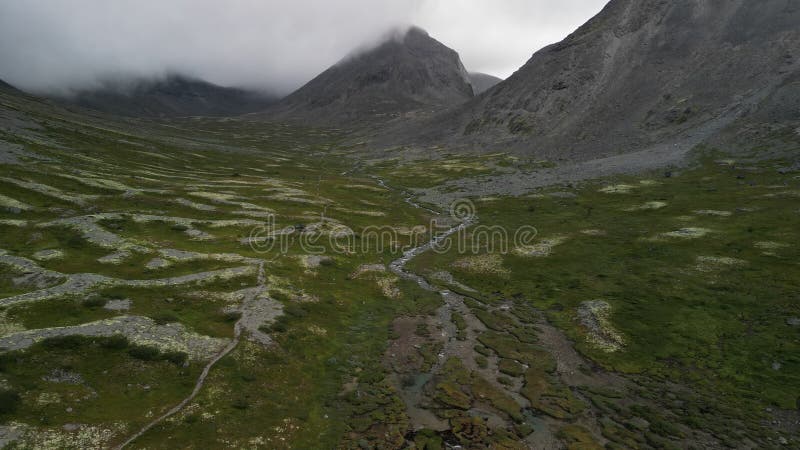 Amazing Panoramic View of Lakes and Rivers in the Mountains! the View ...
