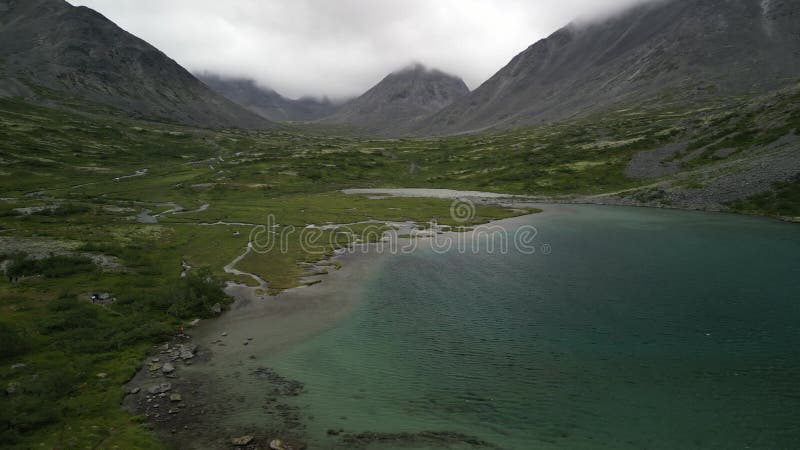 Amazing Panoramic View of Lakes and Rivers in the Mountains! the View ...
