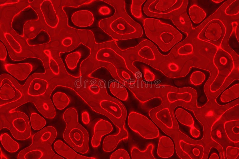 Amazing Pattern with Soft Forms Computer Art Texture Illustration Stock ...