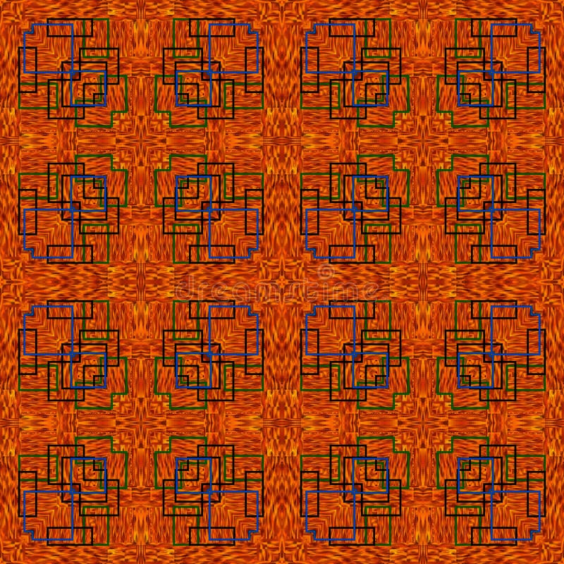 An Amazing Pattern, Two Patterns in One, for Decoration. Stock ...