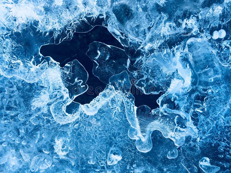 Amazing patterns on ice stock photo. Image of figures - 129917810