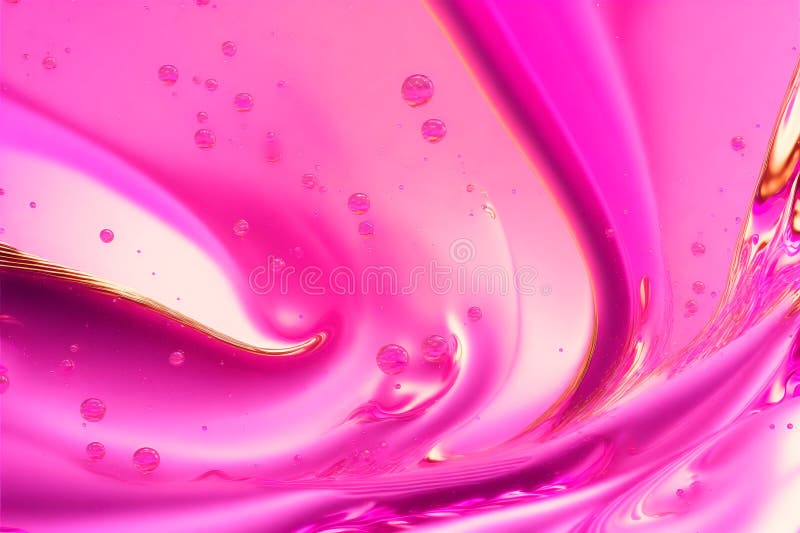 An Amazing Pink Background. the Ethereal Pink Liquid Stock Illustration ...