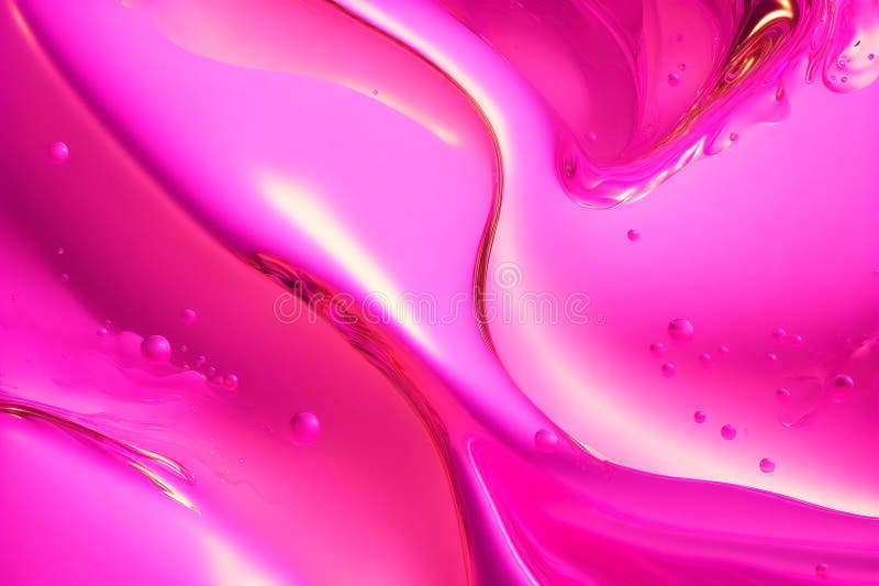 An Amazing Pink Background. the Ethereal Pink Liquid Stock Illustration ...
