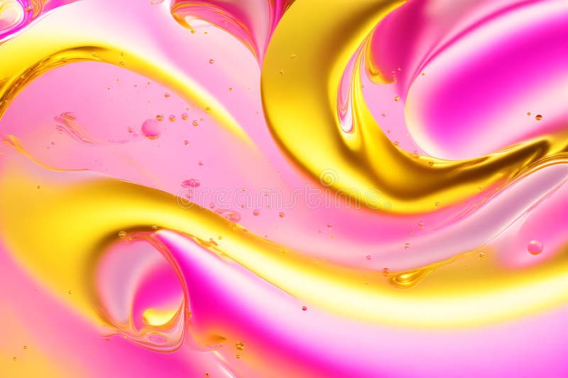 An Amazing Pink Background. the Ethereal Pink Liquid Stock Illustration ...