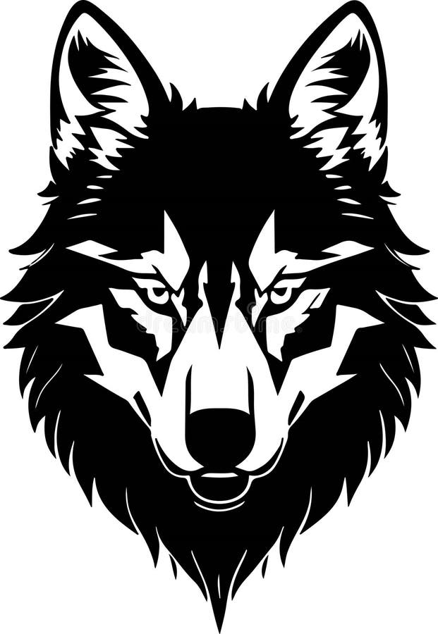 Amazing and Powerful Wolf Emblem Art Vector Stock Vector - Illustration ...
