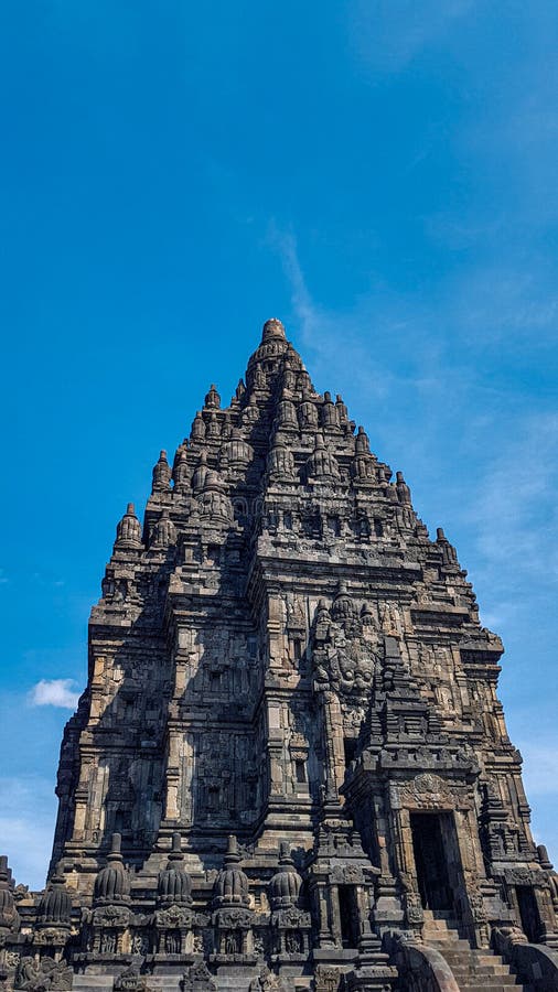 Amazing Prambanan Temple Look Awesome Stock Image - Image of temple ...