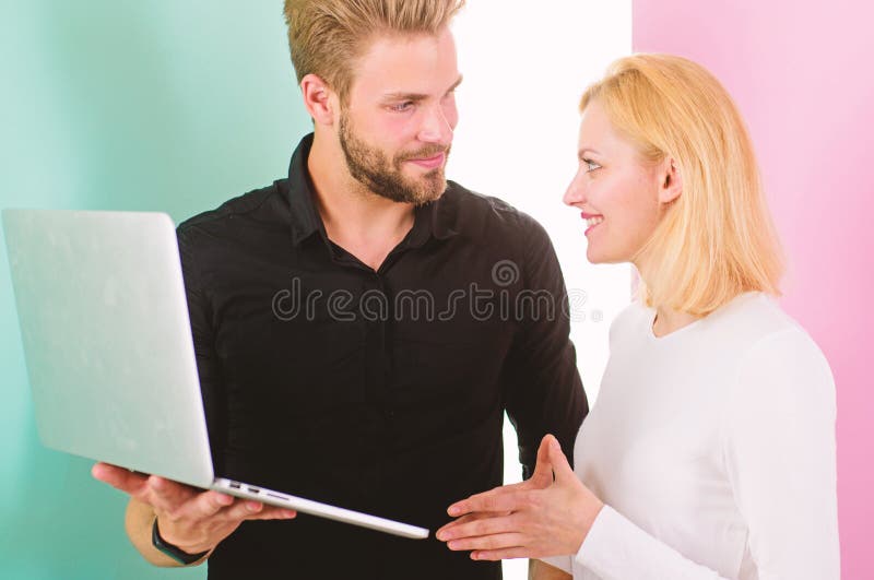 Amazing Project. Man Presenting Project To Client. Client and Designer ...