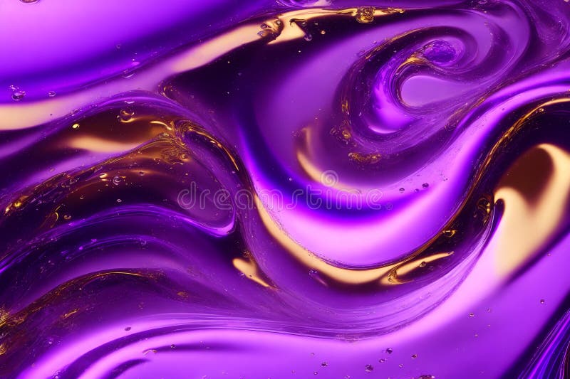 An Amazing Purple Background. the Mysterious Purple Liquid Stock ...