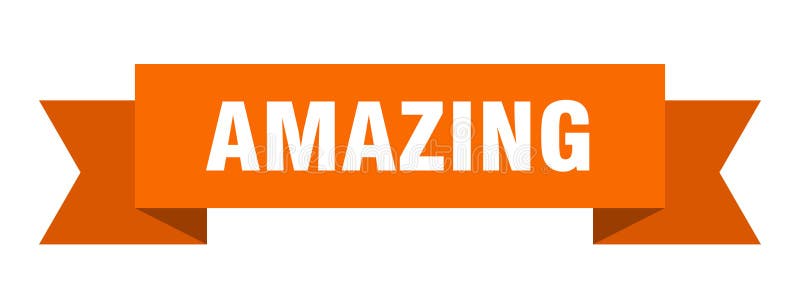 Amazing ribbon. stock vector. Illustration of seal, ribbon - 153819704