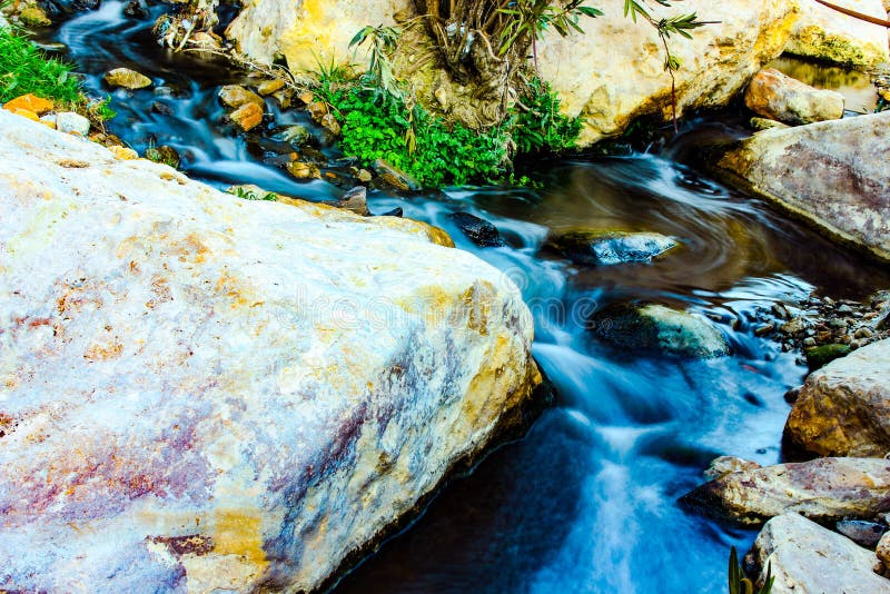 Amazing river in algeria stock image. Image of waterfall - 167922983