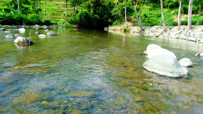 Amazing River in Tasikmalaya, West Java, Indonesia Stock Photo - Image ...